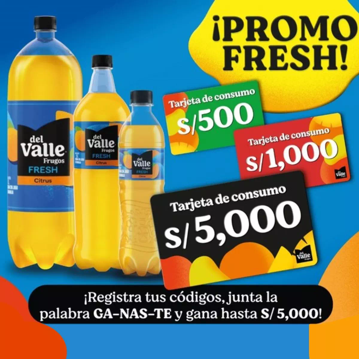 Promo Del Valle Frugos Fresh - Perú Promo